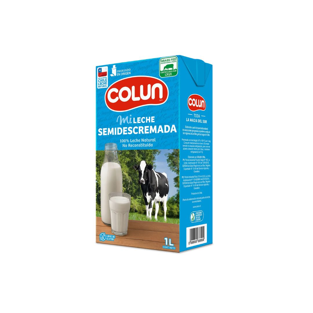 LECHE COLUN 1LTX12 SEMI DESCREMADA